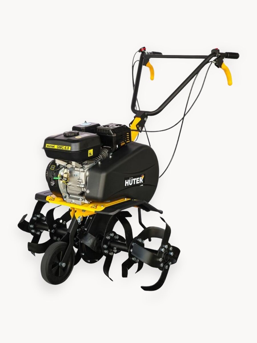 Мотокультиватор HUTER GMC-2 MAX (6.8 л. с, 4хтактный, бензин, бак 3.6л, ширина 90 см)