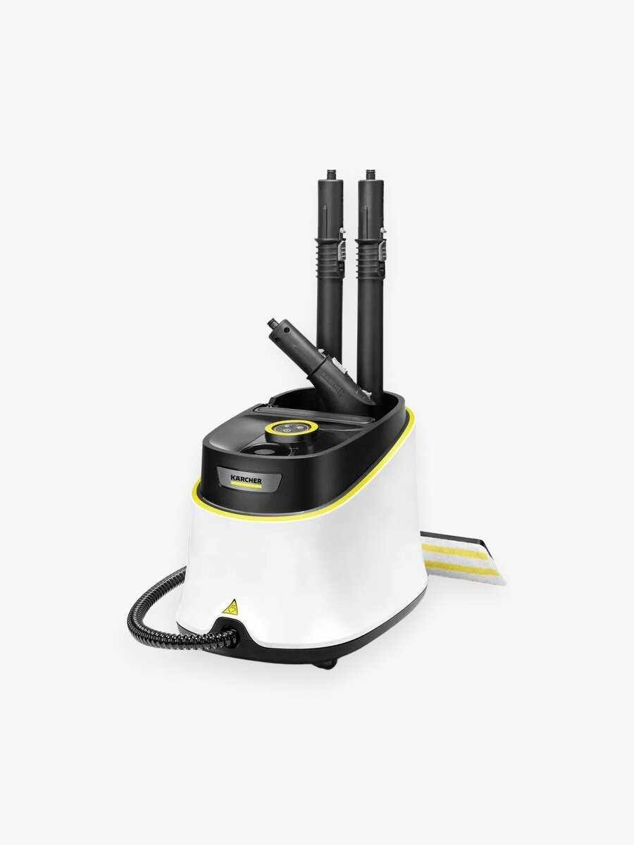 Пароочиститель для дома Karcher SC 3 Delux EasyFix, белый + аксессуары VELERCART Tr