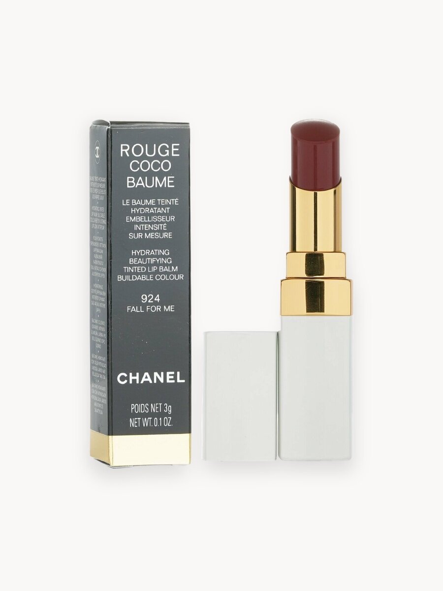 Chanel помада для губ Rouge Coco Baume длительное увлажнение, оттенок 924 FALL FOR ME