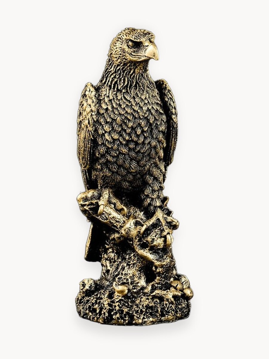Статуэтка Sima "Сокол", полистоун, подарочная упаковка, 1 шт, бронза
