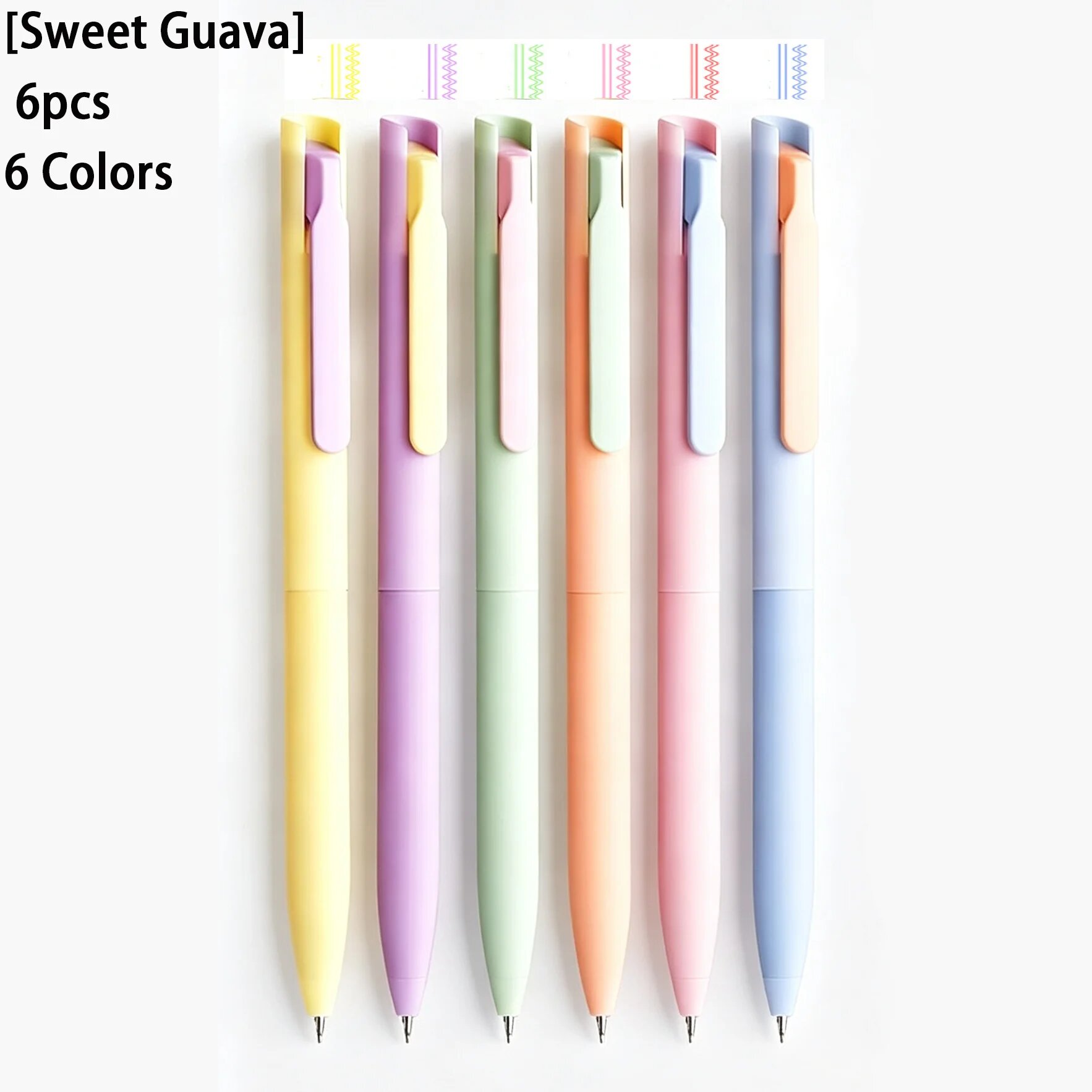 Гелевые ручки Retro 6 шт. Sweet Guava 6pcs