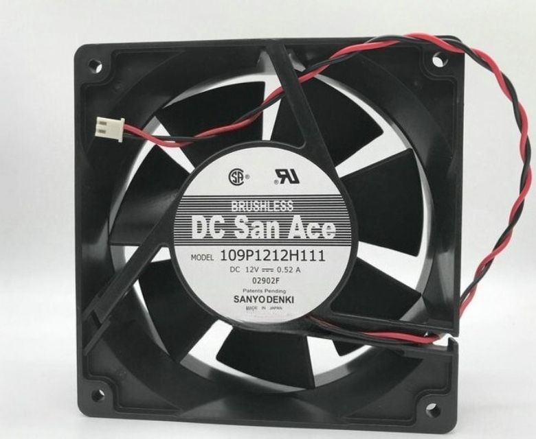 SANYO 12038 109P12H111 DC12V 0.52A 120 * 38MM 120 мм вентиляторы 2pin-