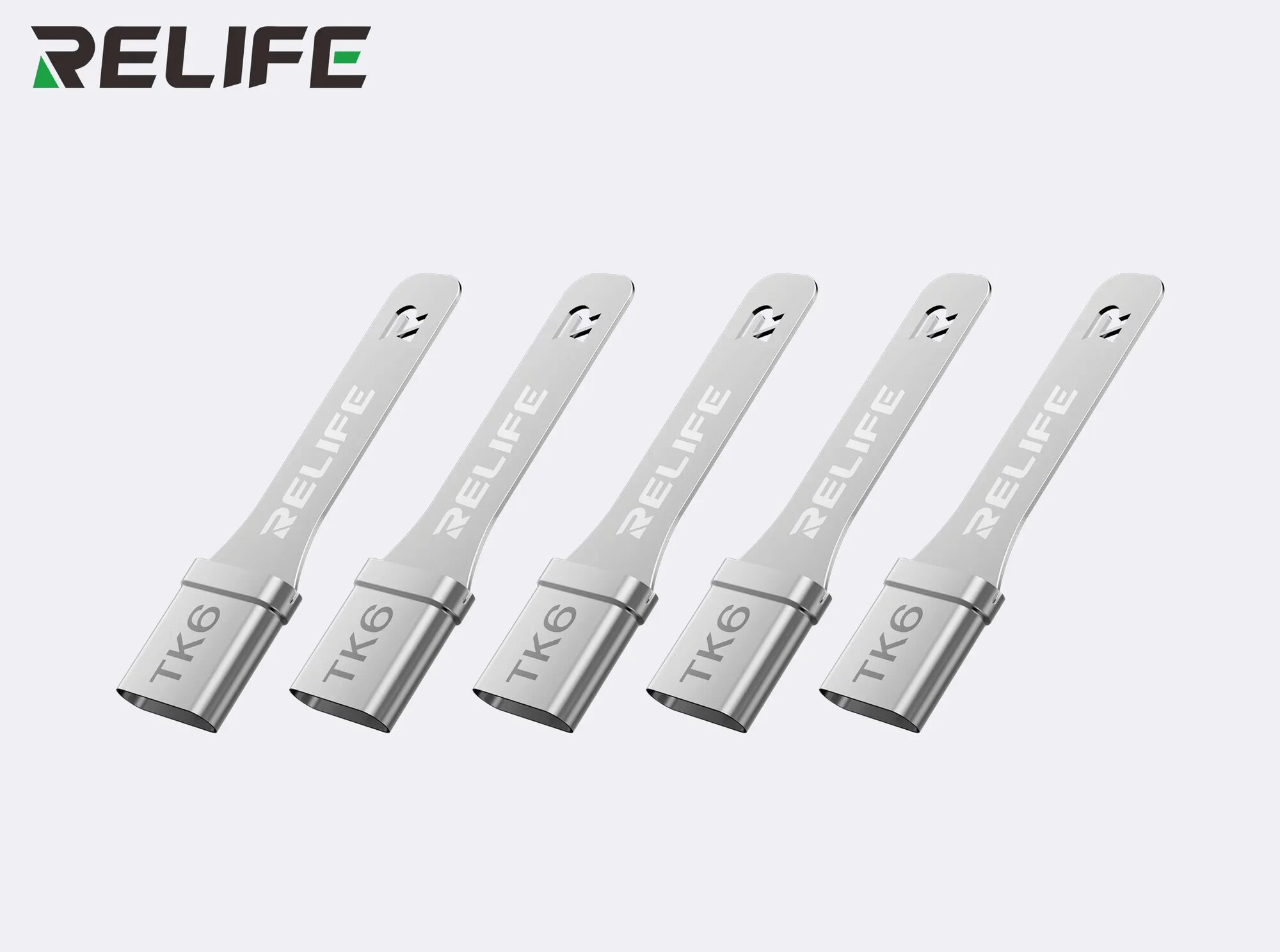 RELIFE TK6 Защитные наконечники Type-C из нержавеющей стали 5 шт.