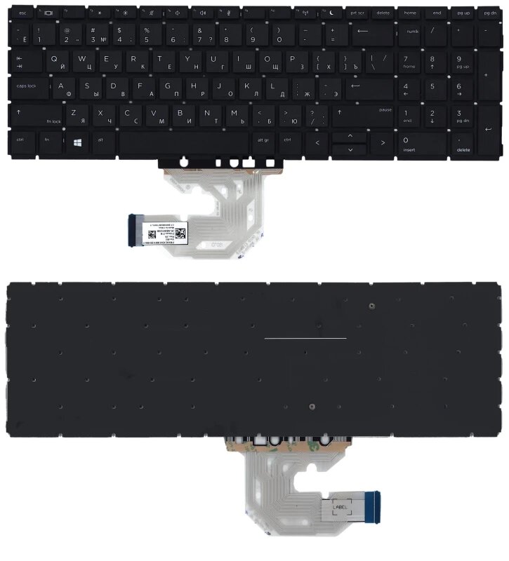Клавиатура для ноутбука HP 450 G6 черная