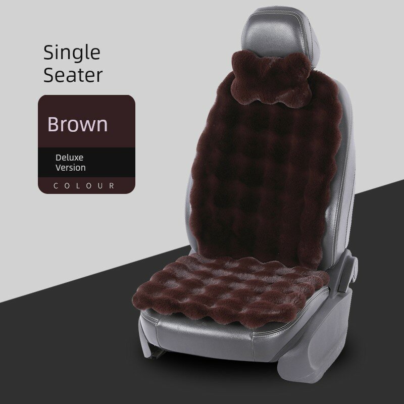 Зимняя накидка на автомобильное сиденье, плюшевая, цельная, из пузырчатого вельвета, утолщенная и уплотненная, новая,