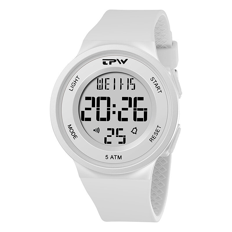 Новые большие цифровые электронные часы для мальчиков и девочек, водонепроницаемые светящиеся хронографы, спортивные часы для молодежи