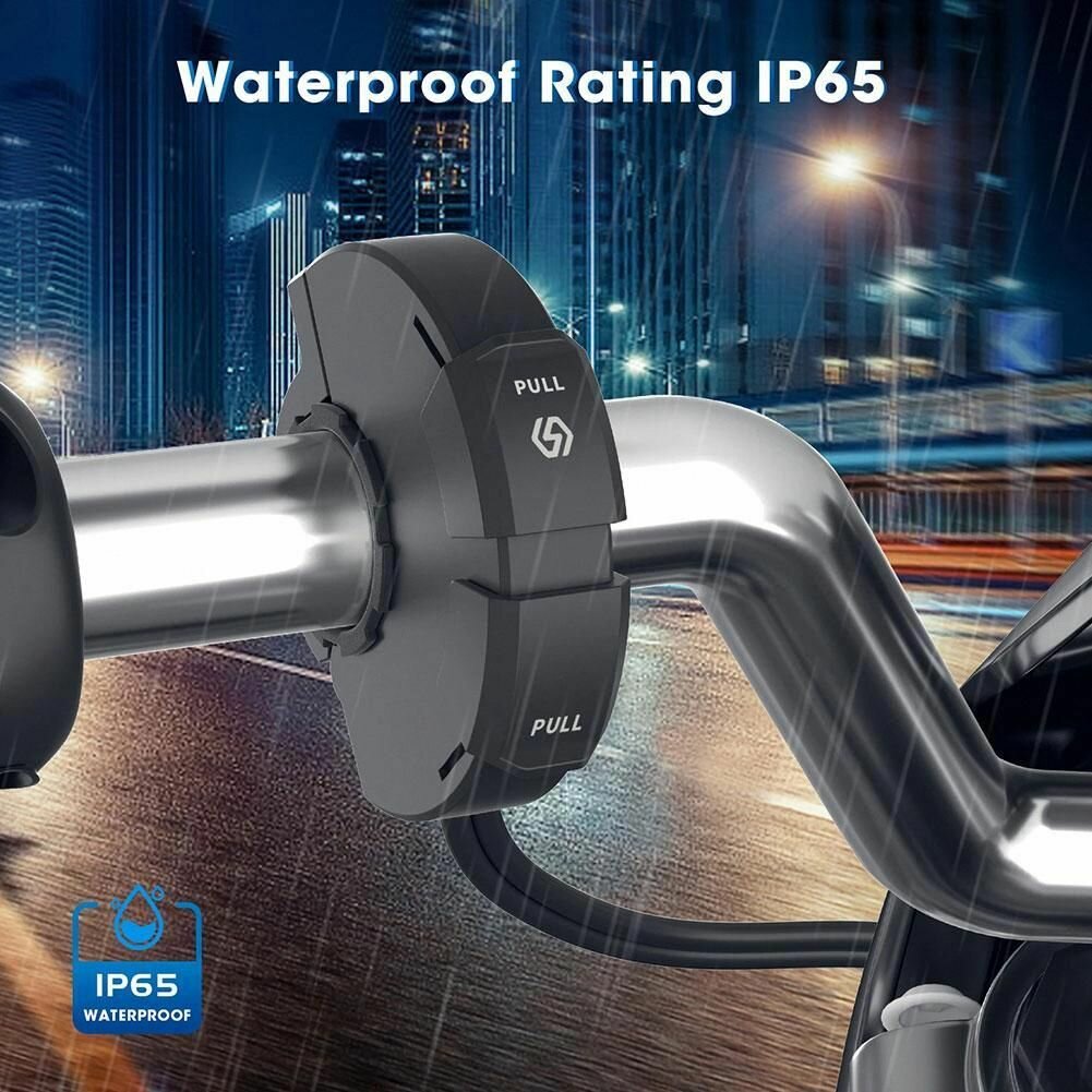 Мотоцикл QC3.0 USB-адаптер для зарядки Водонепроницаемый Блок Питания