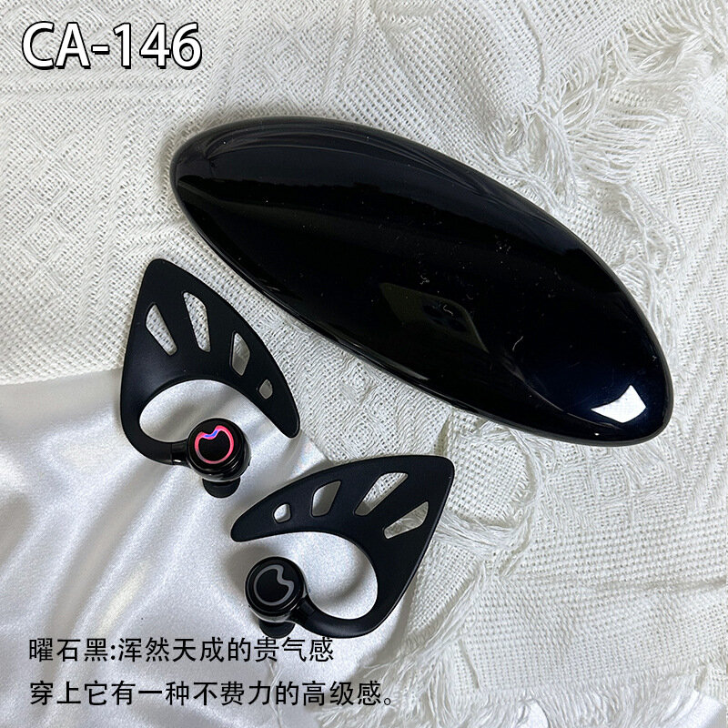 Новые модные аниме наушники с ушками эльфа, Bluetooth, светодиодная подсветка, стерео, беспроводные наушники CA-146