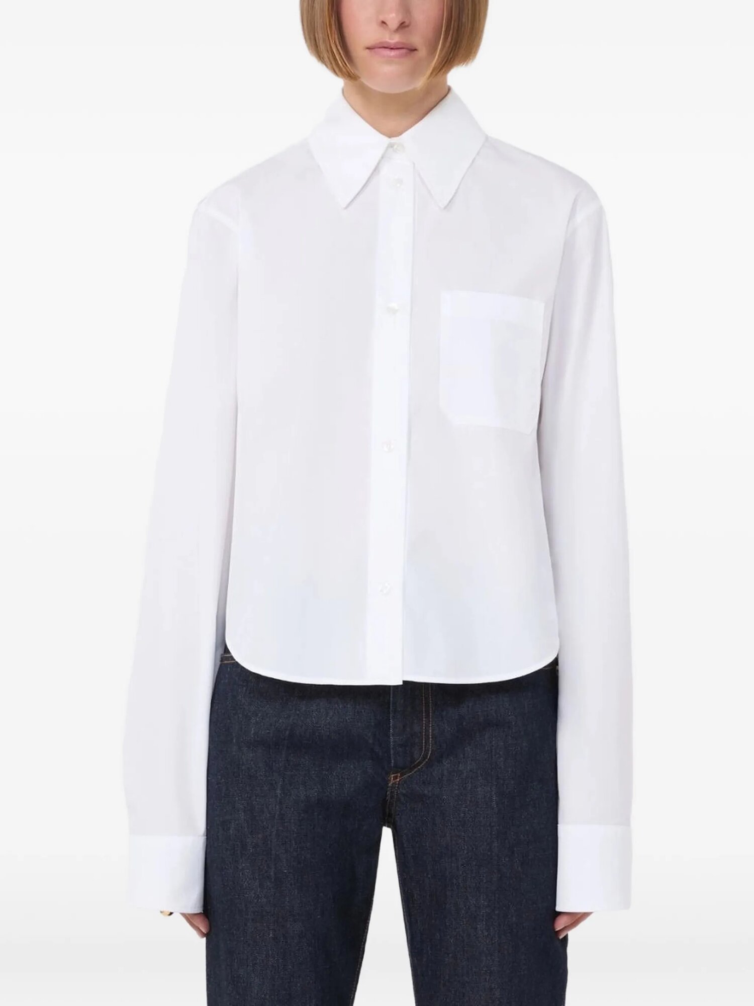 Рубашка SPORTMAX, размер 36, white — фото 1