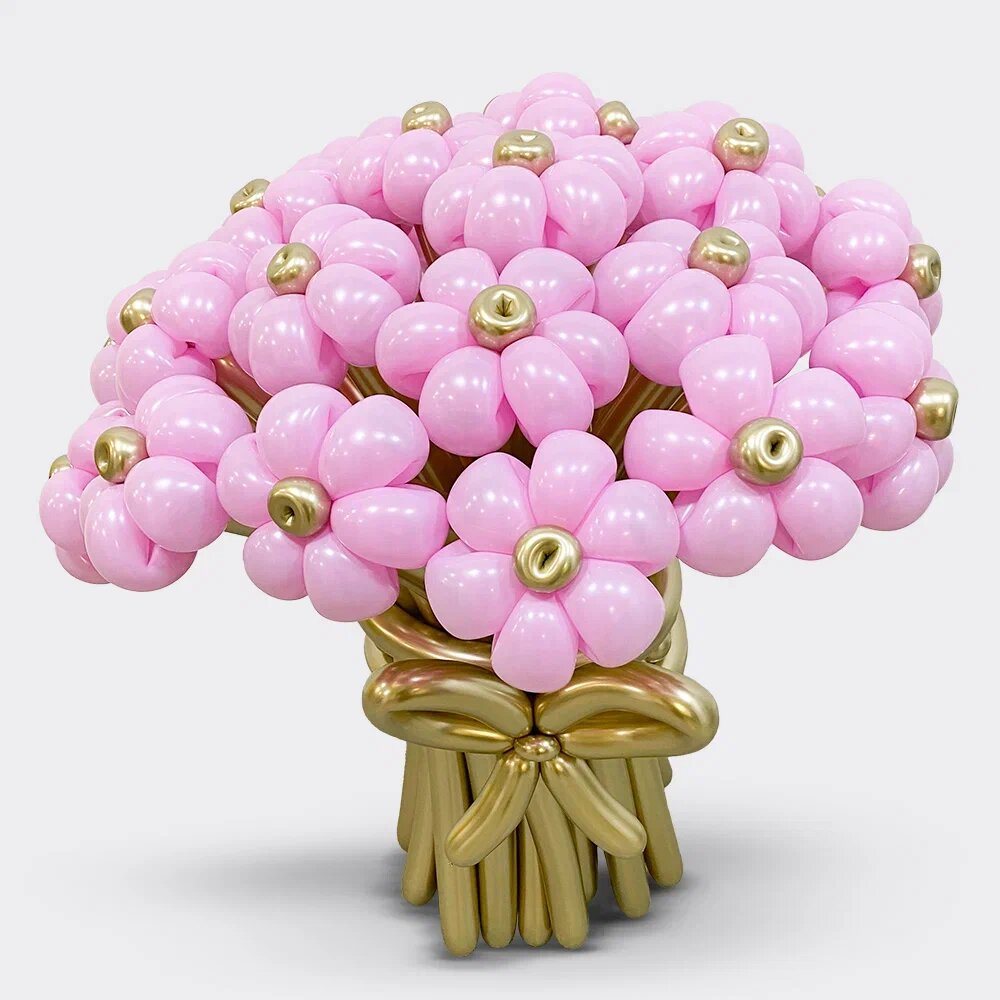 Цветы из шаров "Роскошь" 25 шт.
