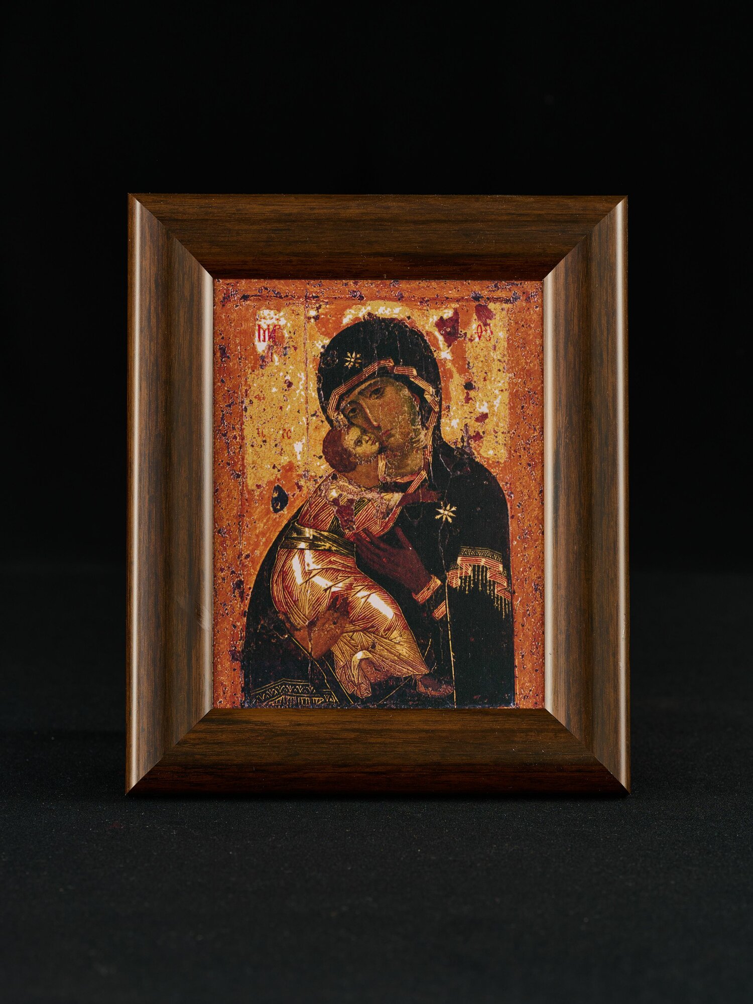 Икона Богородица Владимирская Греческая в окладе