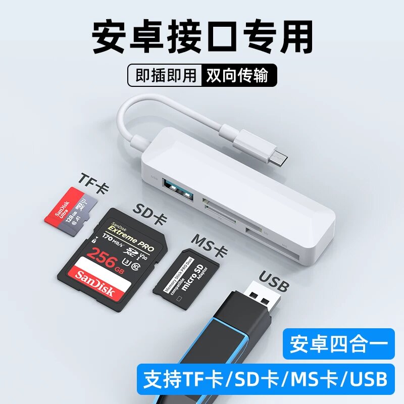 Картридер для фотоаппаратов, совместимый с SD-картами, для телефонов Apple, TF, Canon, Nikon, OTG-конвертер памяти,
