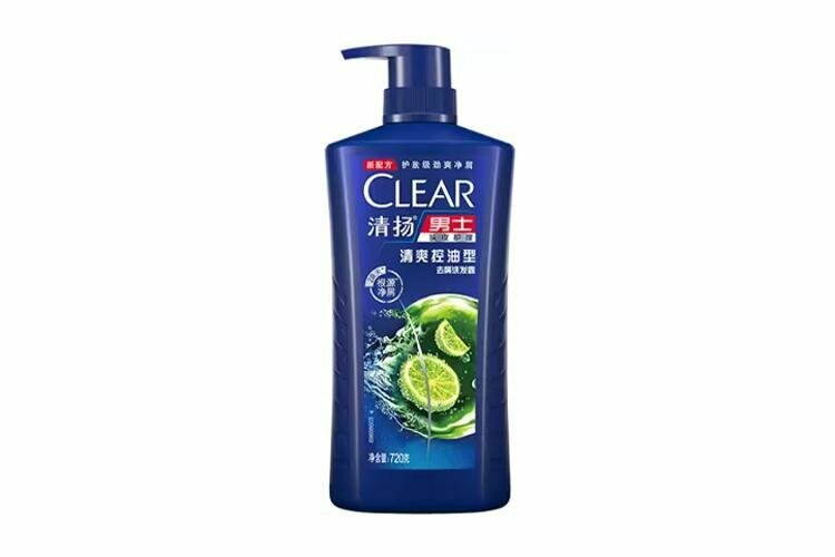 Шампунь мужской CLEAR от перхоти, глубокая очистка, контроль масла, облегчение зуда, 720g