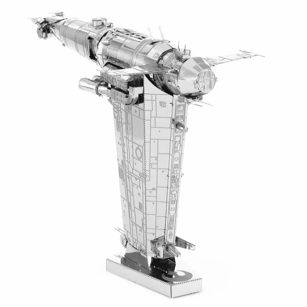 3D-пазл Star Wars Resistance Bomber из нержавеющей стали, 100 деталей, 8 см, сборка без клея и ножниц, от 14 лет — фото 1