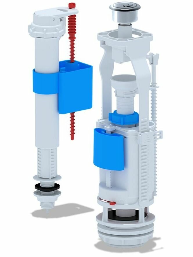 Арматура АНИ пласт WC9510C с двойным смывом