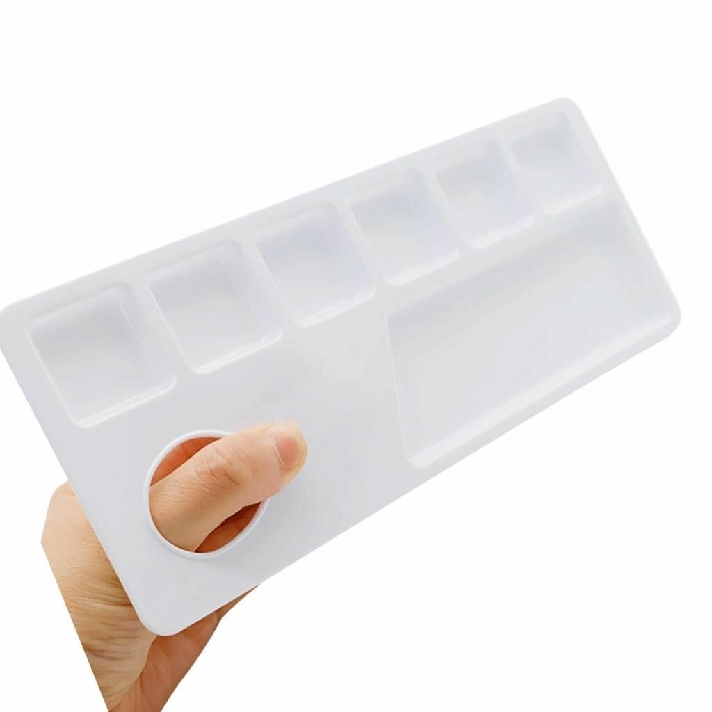 Палитра для акварельных красок, - 6 цветовая палитра рамки