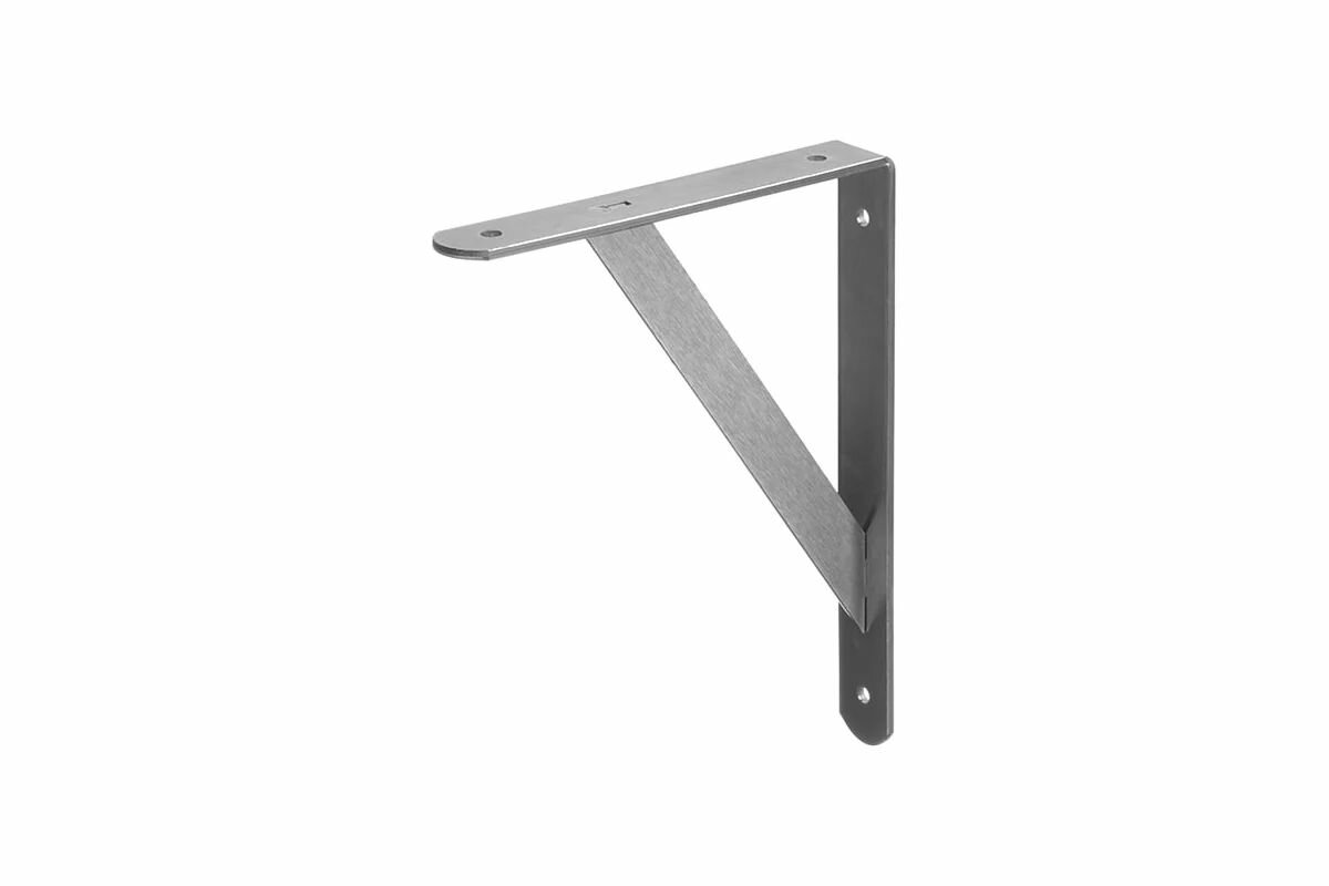 Уголок кронштейн STAYER оцинкованный, усиленный, размеры 250x150x30x4 мм, для монтажа