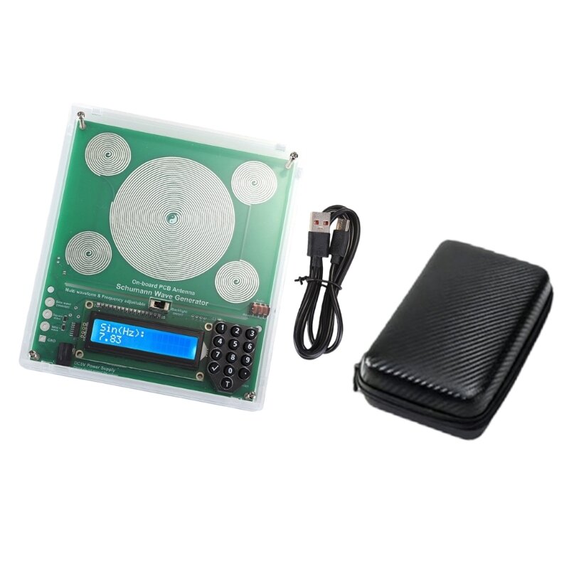 Регулируемый Генератор Резонансных Волн Шумана Частотой От 0,01 Гц До 100000 Гц С Несколькими Формами сигналов Частотой 7,83 Гц Для Релаксации И Оздоровления