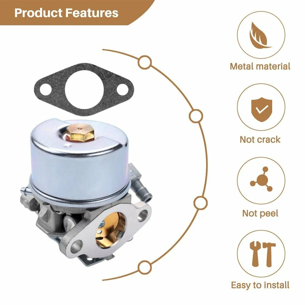 Карбюратор для снегоочистителя Tecumseh 4HP 5HP HSK50 HS50 632107