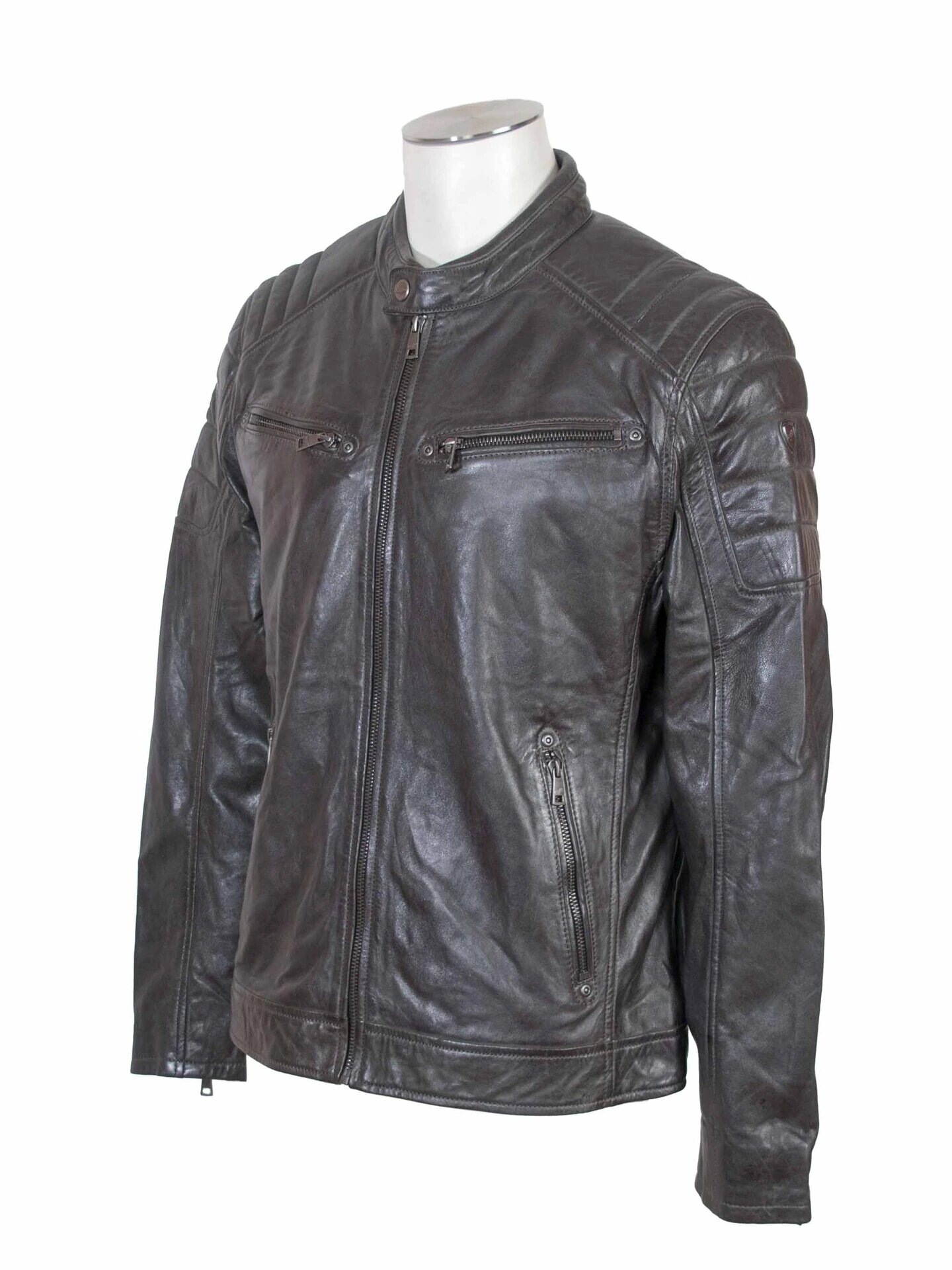 Куртка кожаная