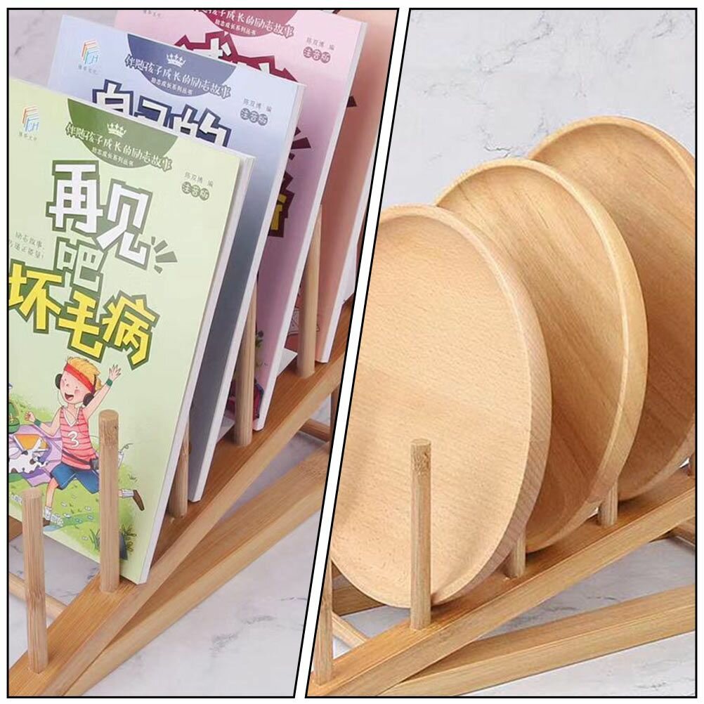 Кухонная стойка из бамбука для сушки посуды и хранения чашек, многофункциональная