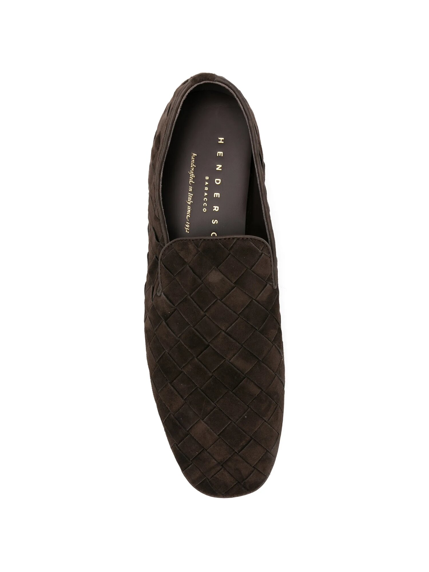 Лоферы HENDERSON BARACCO Woven-design loafers, размер 41, brown — фото 1