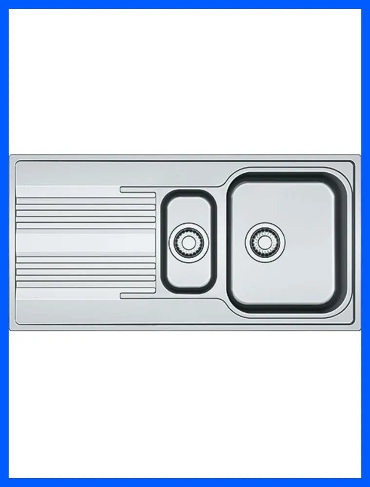 Мойка Franke Smart SRX 651-100 101.0368.322, полуторасекционный, с сушилкой, стальной, 50x100