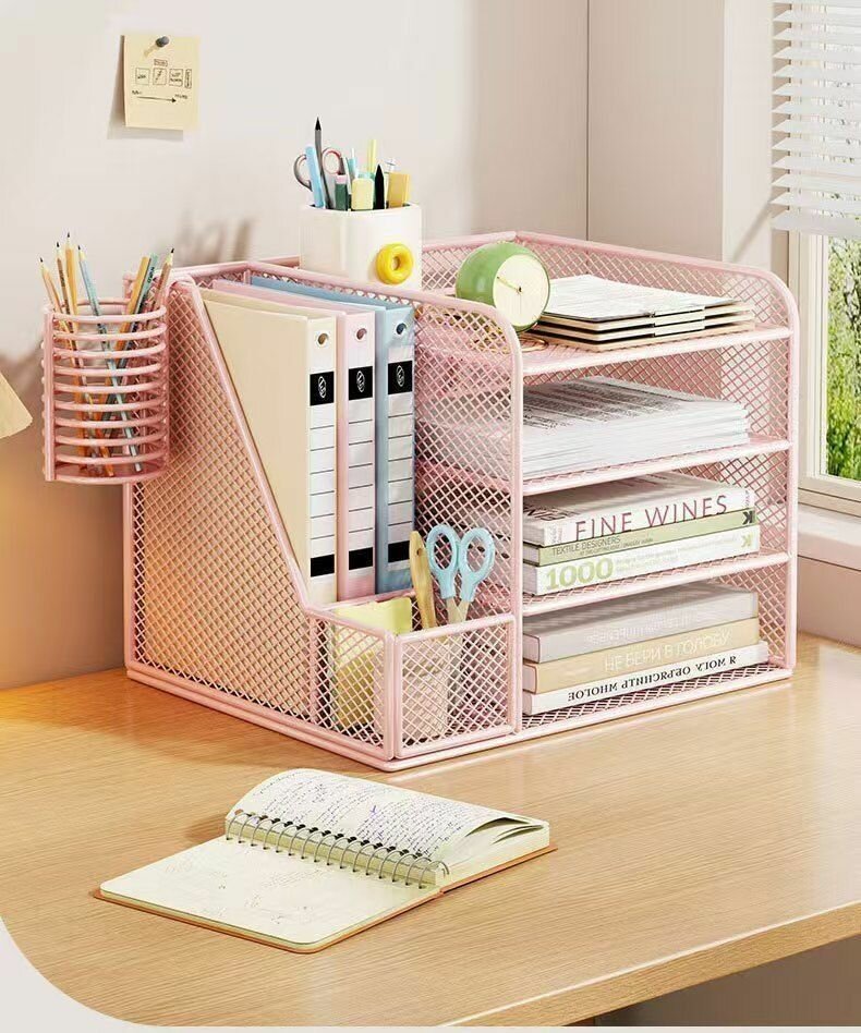 Металлический лоток для документов A4, многоуровневый органайзер для офиса