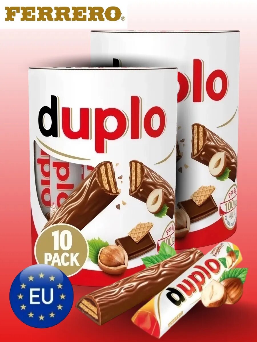 Шоколадный батончик Ферреро Дупло / Ferrero Duplo