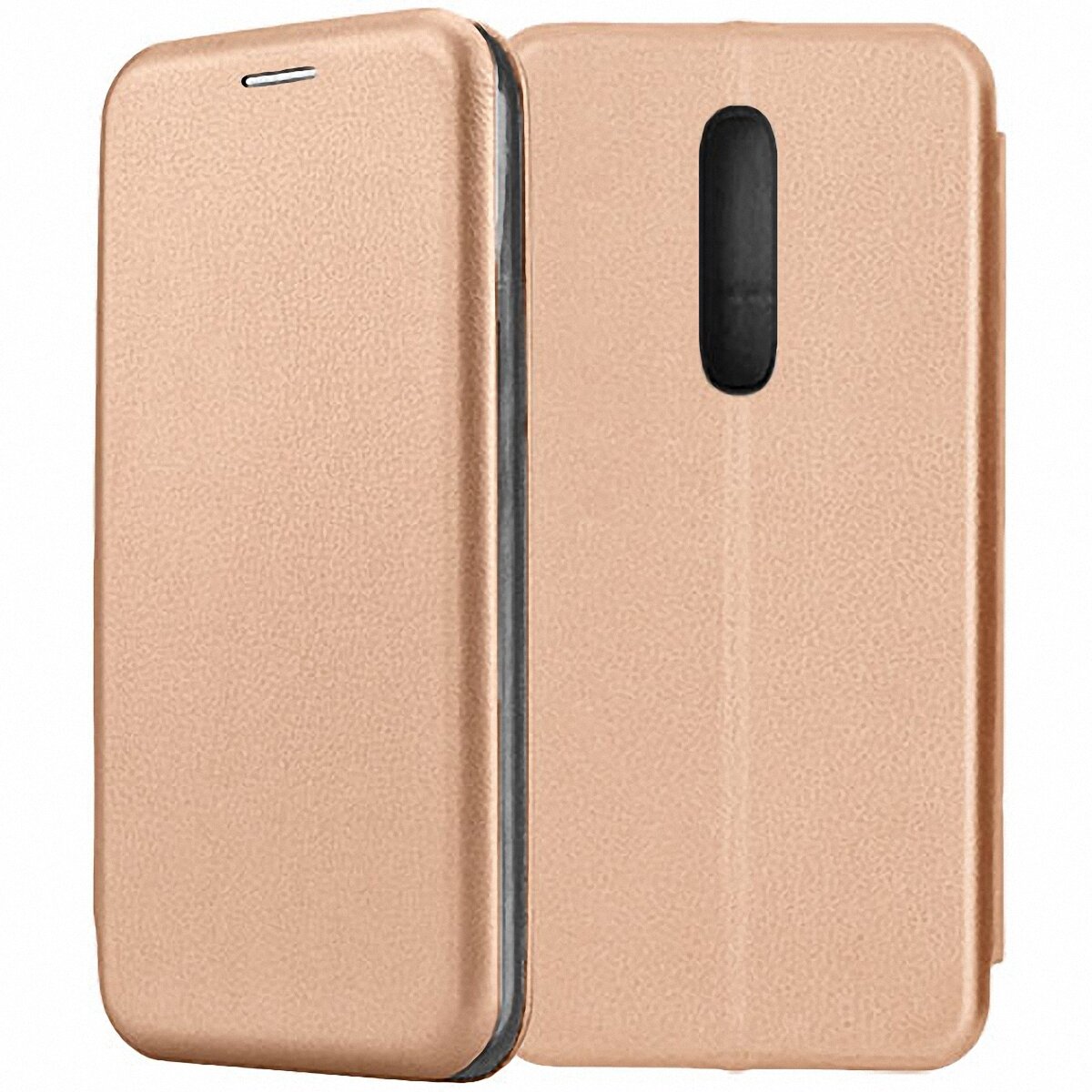 Чехол-книжка для Xiaomi Mi 9T / 9T Pro розовый / подставка, отделение для карт