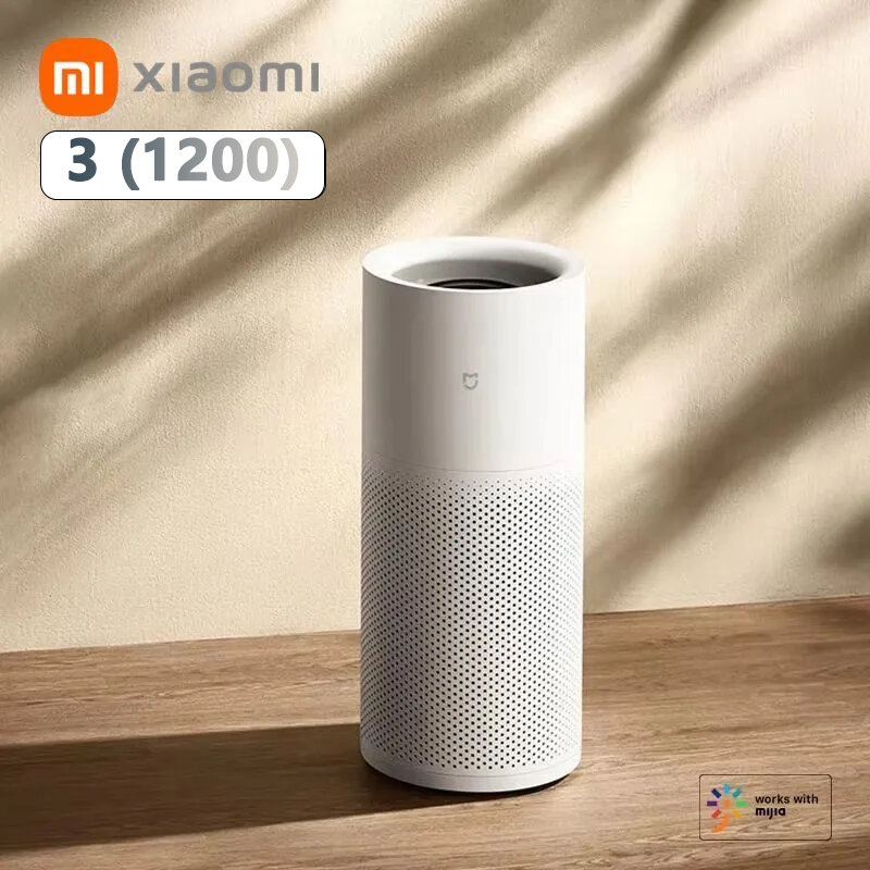 Xiaomi Увлажнитель воздуха Xiaomi Mijia Увлажнитель воздуха 3 (1200), Mijia Увлажнитель без запотевания, Антибактериальный, 1200mL/h, CJSJSQ03XY, белый, белый, светло-серый