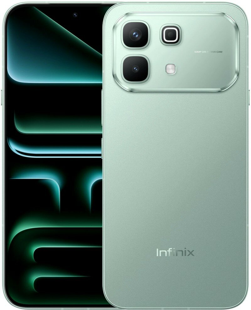 6.78" Смартфон INFINIX Note 60 8/256Gb, X6879, NFC, AMOLED, 144Гц, 6500мAч, голубой