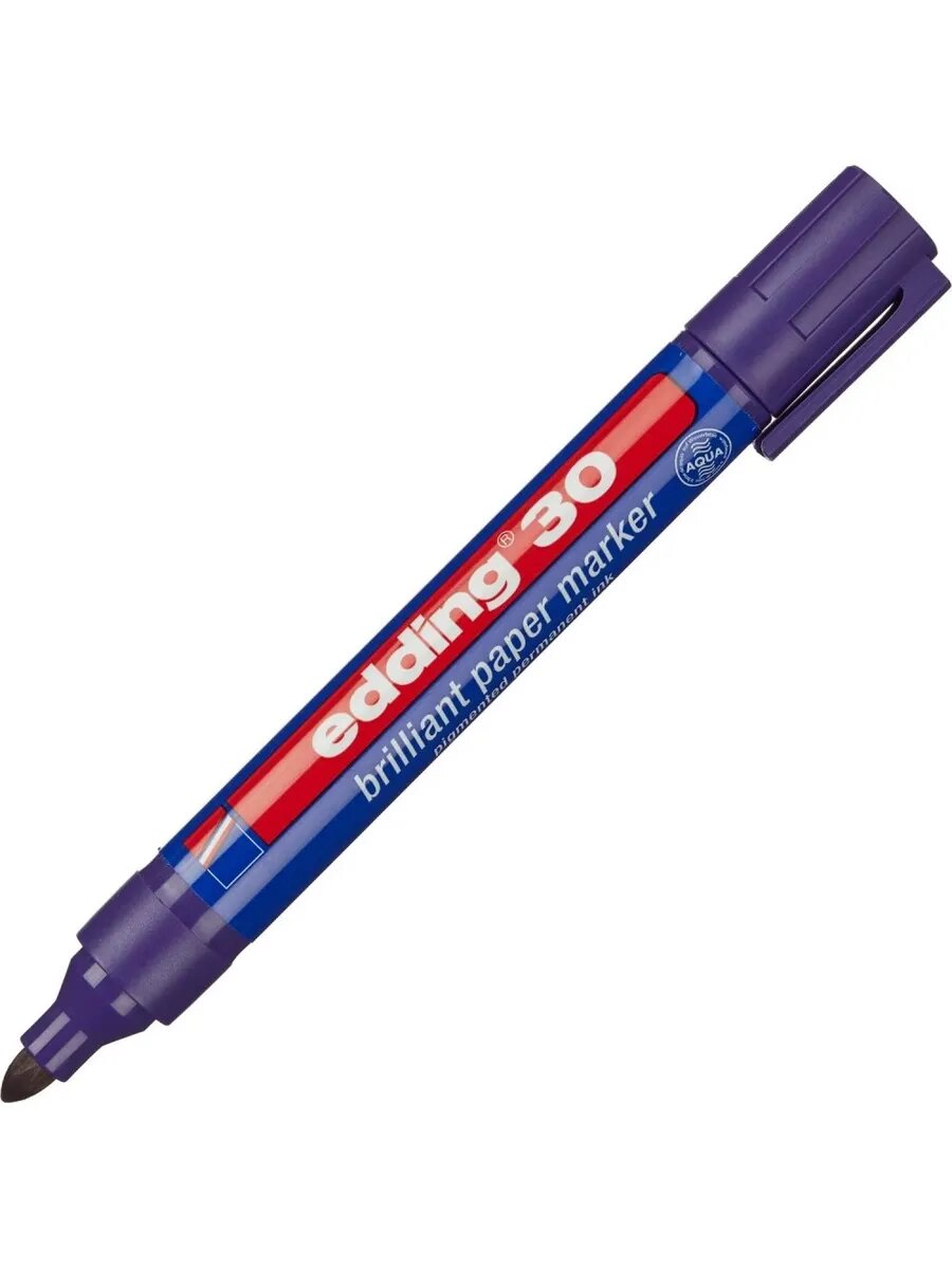 Профессиональный перманентный маркер с фиолетовым цветом