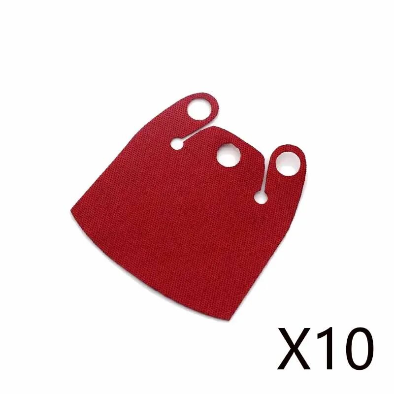 Красные детали конструктора, B2-6-5, 10 шт.
