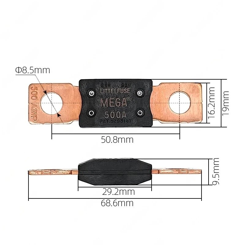 LITTEL FUSE ANL автомобильный предохранитель MEGA держатель 125A, Fuse
