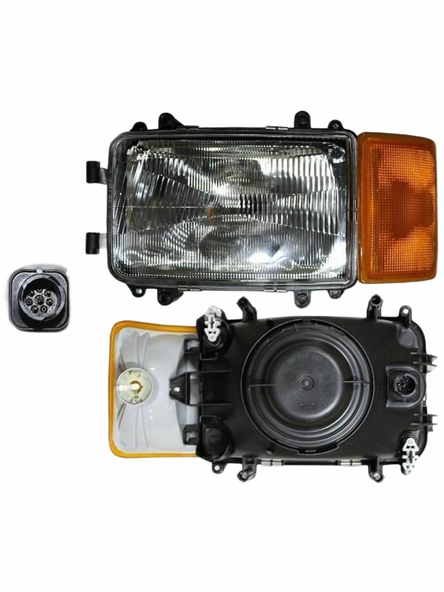 Фара левая с указателем поворота (2BA 005 481-001) DAF 95. CORMAX - 4101059.