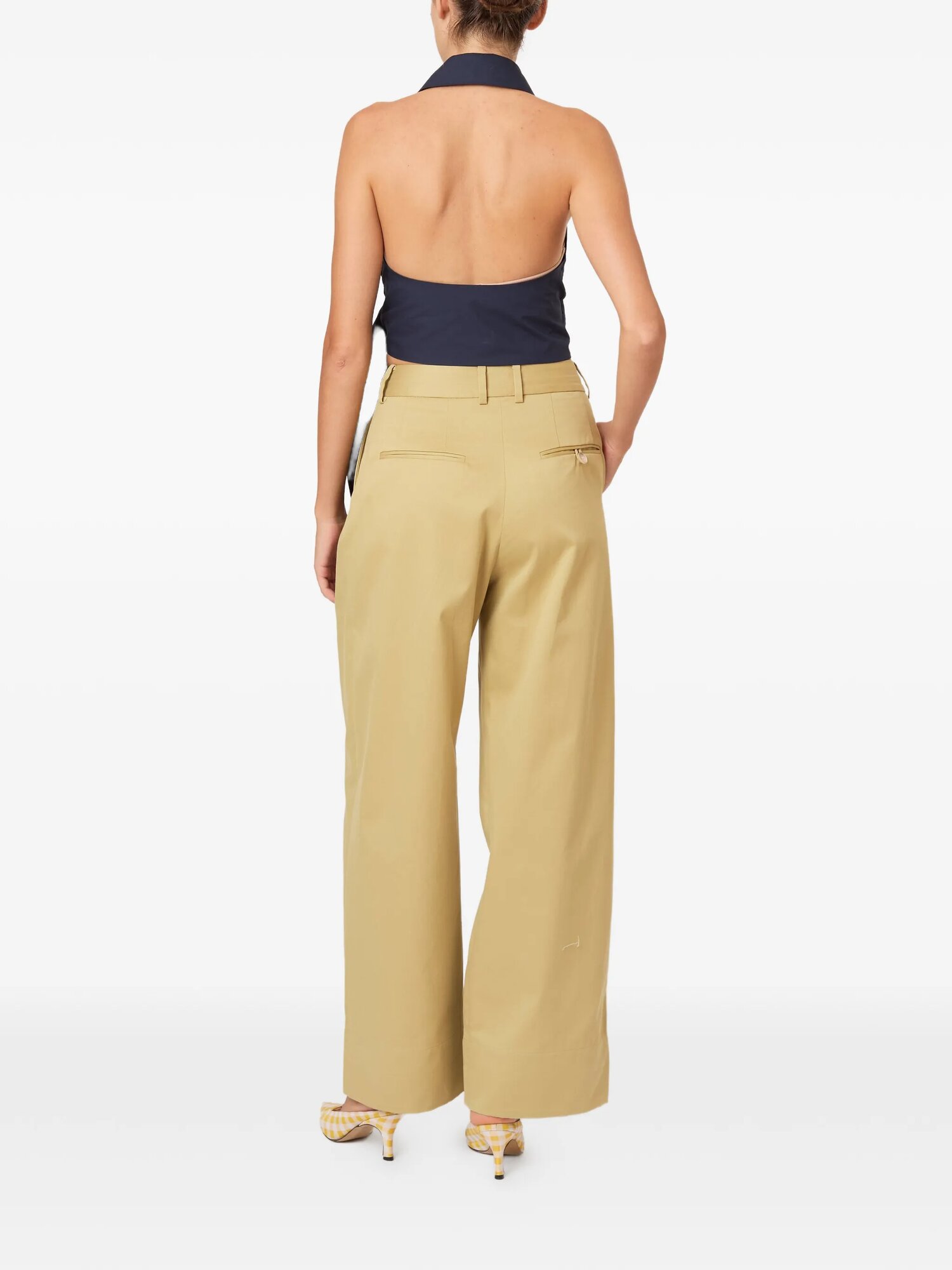 Топ Rosie Assoulin Halter tie top, размер 0 — фото 1