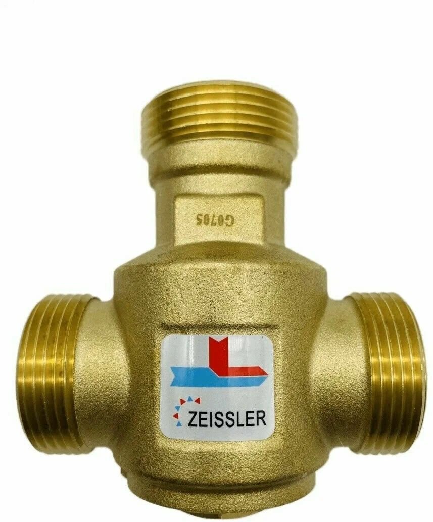 Термостатический смесительный клапан для напольных котлов TIM 1" ВР 60 С