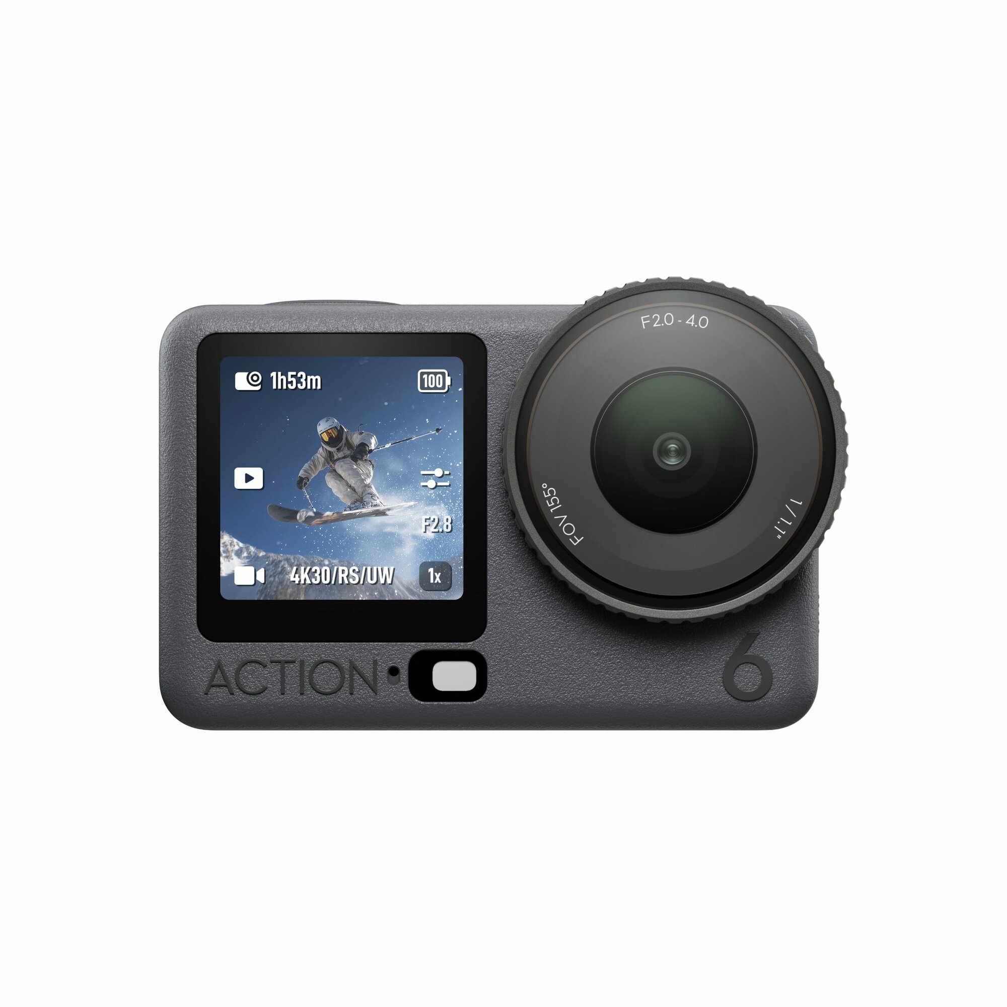 Экшн-камера DJI Osmo Action 6 Adventure Combo ,1/1.1 дюймовый квадратный датчик/Встроенное хранилище 50 ГБ