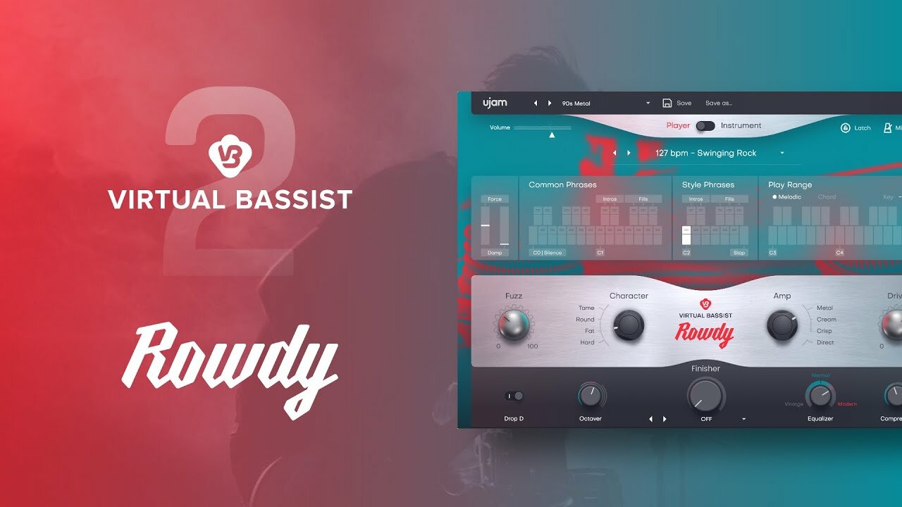 UJAM Virtual Bassist Rowdy 2 PC/MAC Ключ • Цифровой ключ • регион Весь мир
