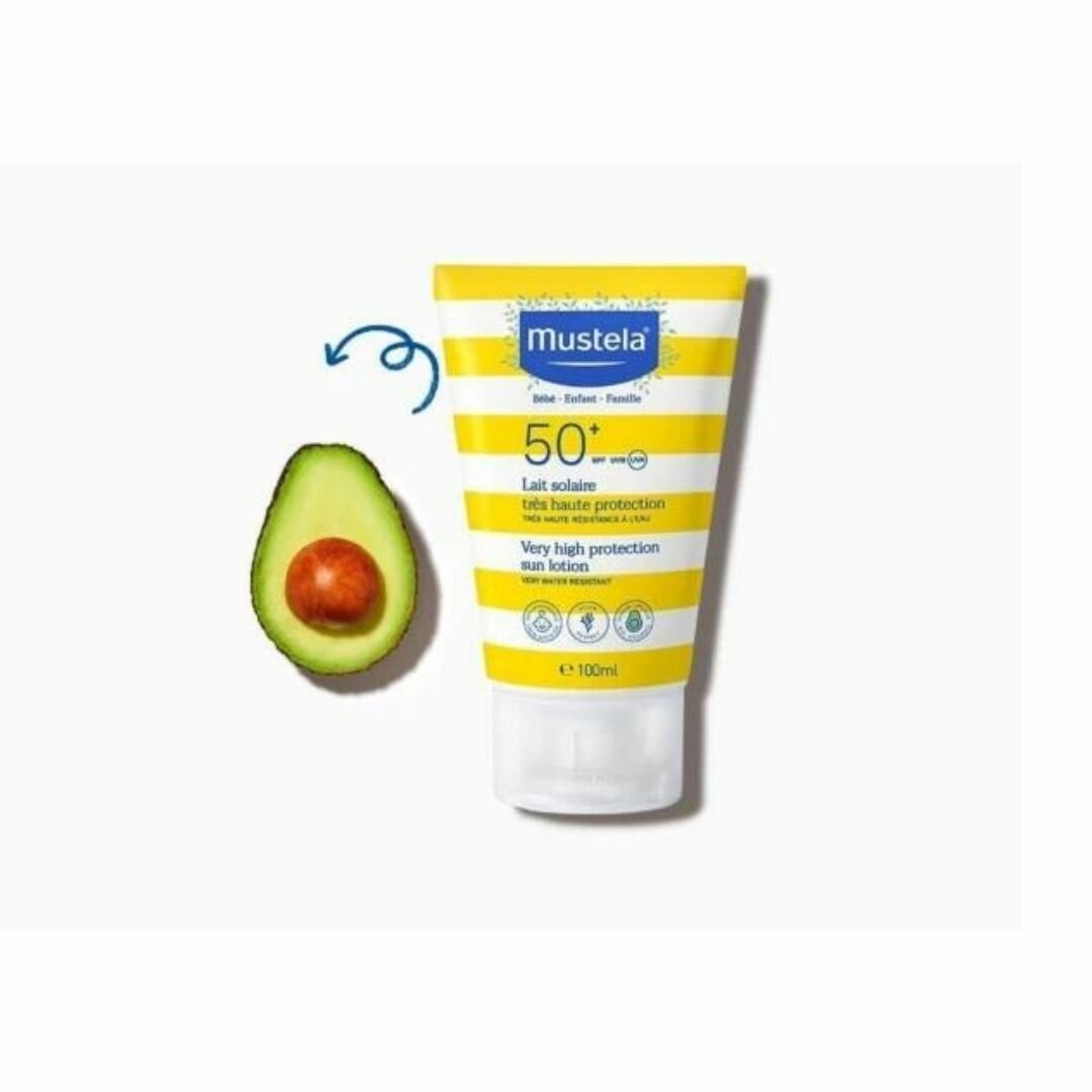 Детский солнцезащитный крем MUSTELA с высоким коэффициентом защиты Spf 50+ 100 мл