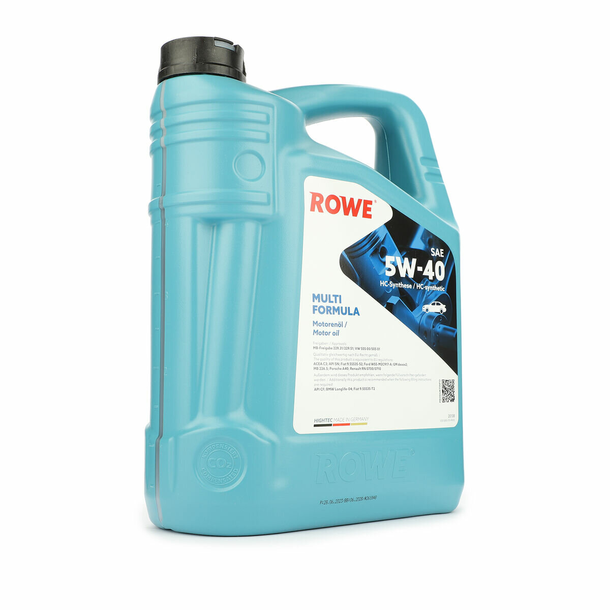 Масло Моторное Rowe Hightec Multi Formula 5W-40 5Л.(Rowe 20138005099)