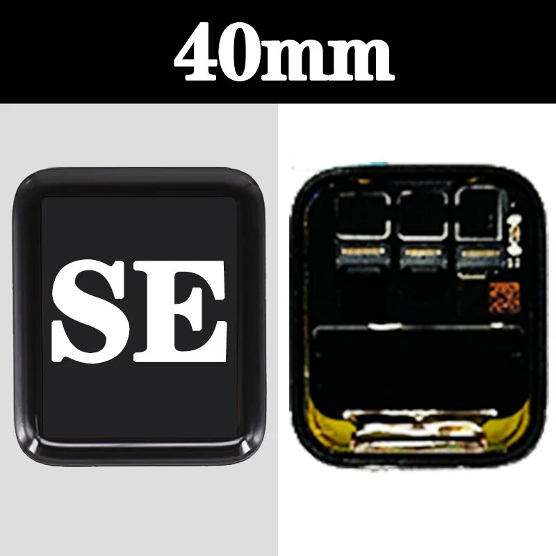 OLED-дисплей для Apple Watch Series 1, 2, 3, 4, 5, 6, SE, 7, сенсорный экран, Series-SE-40mm