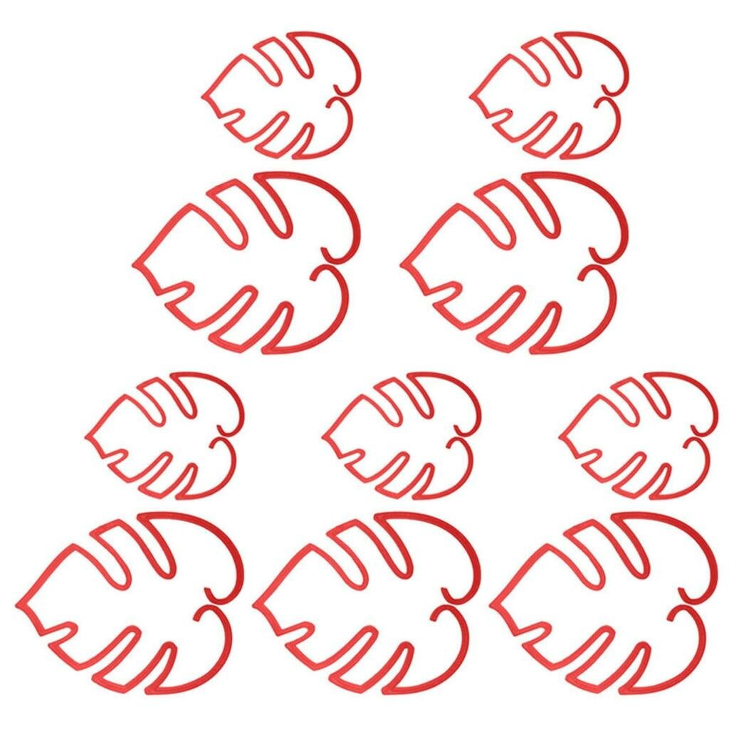 Опоры для стеблей монстеры (5 пар), красный