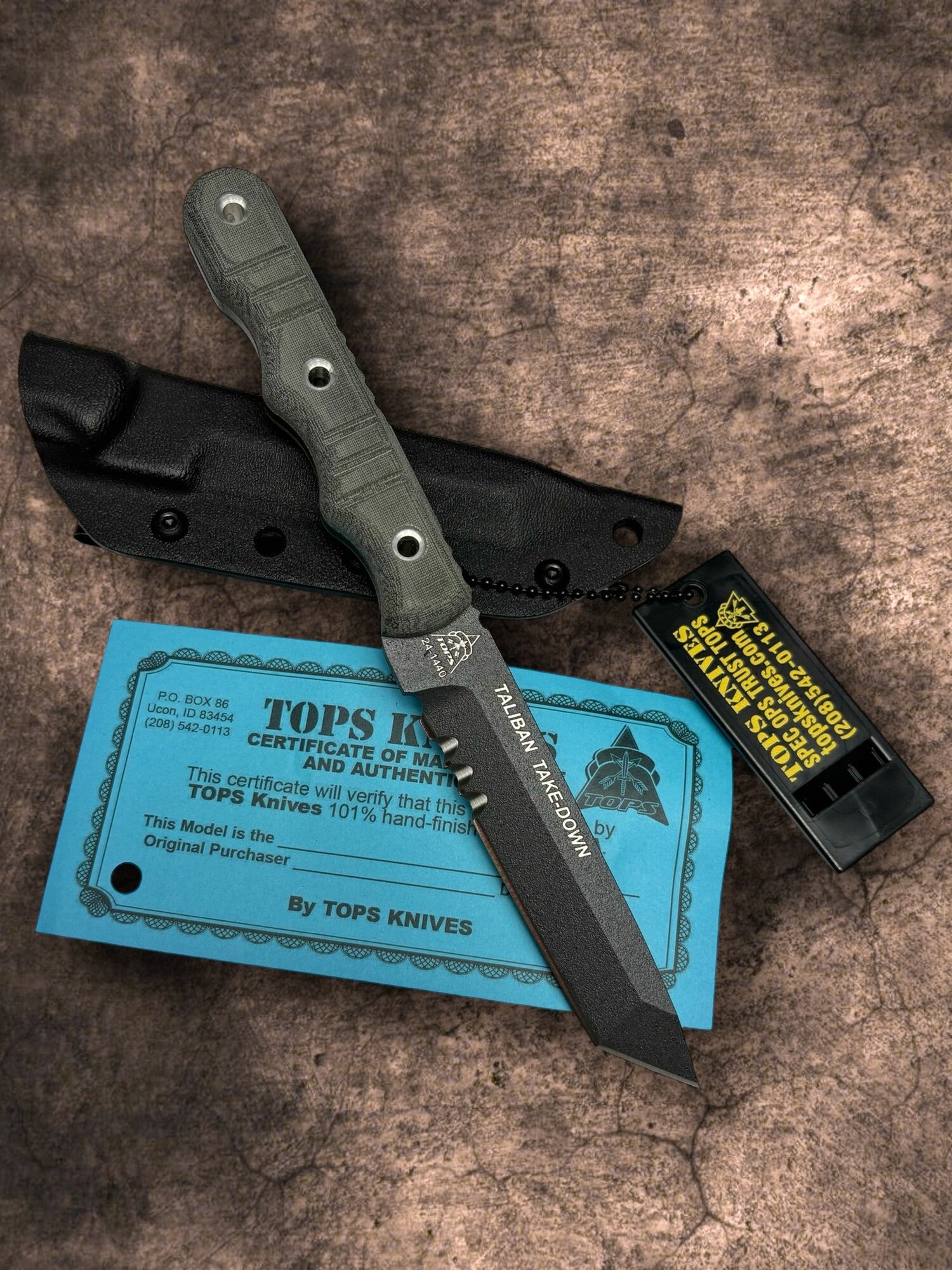 Нож TOPS Knives Taliban Take Down, TTD01