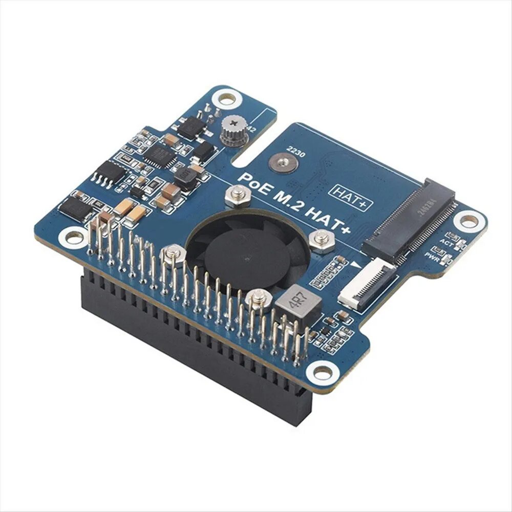 Для 5 POE M.2 HAT PCIe - NVMe SSD Плата Расширения
