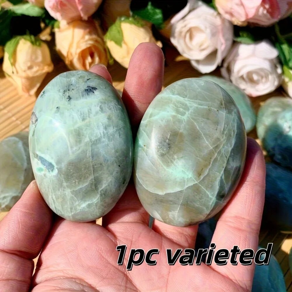 Зеленый лунный камень 100-150г