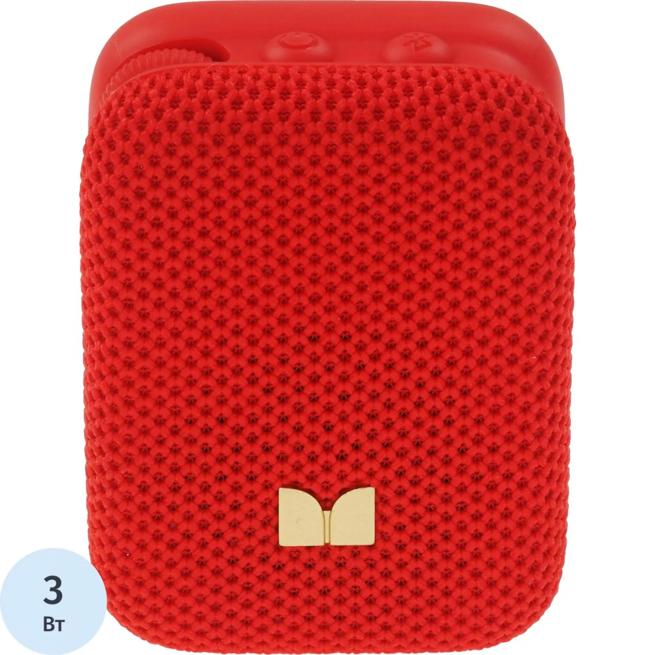 Колонка портативная Monster Atomic Atom, красная 2419668 129836-02