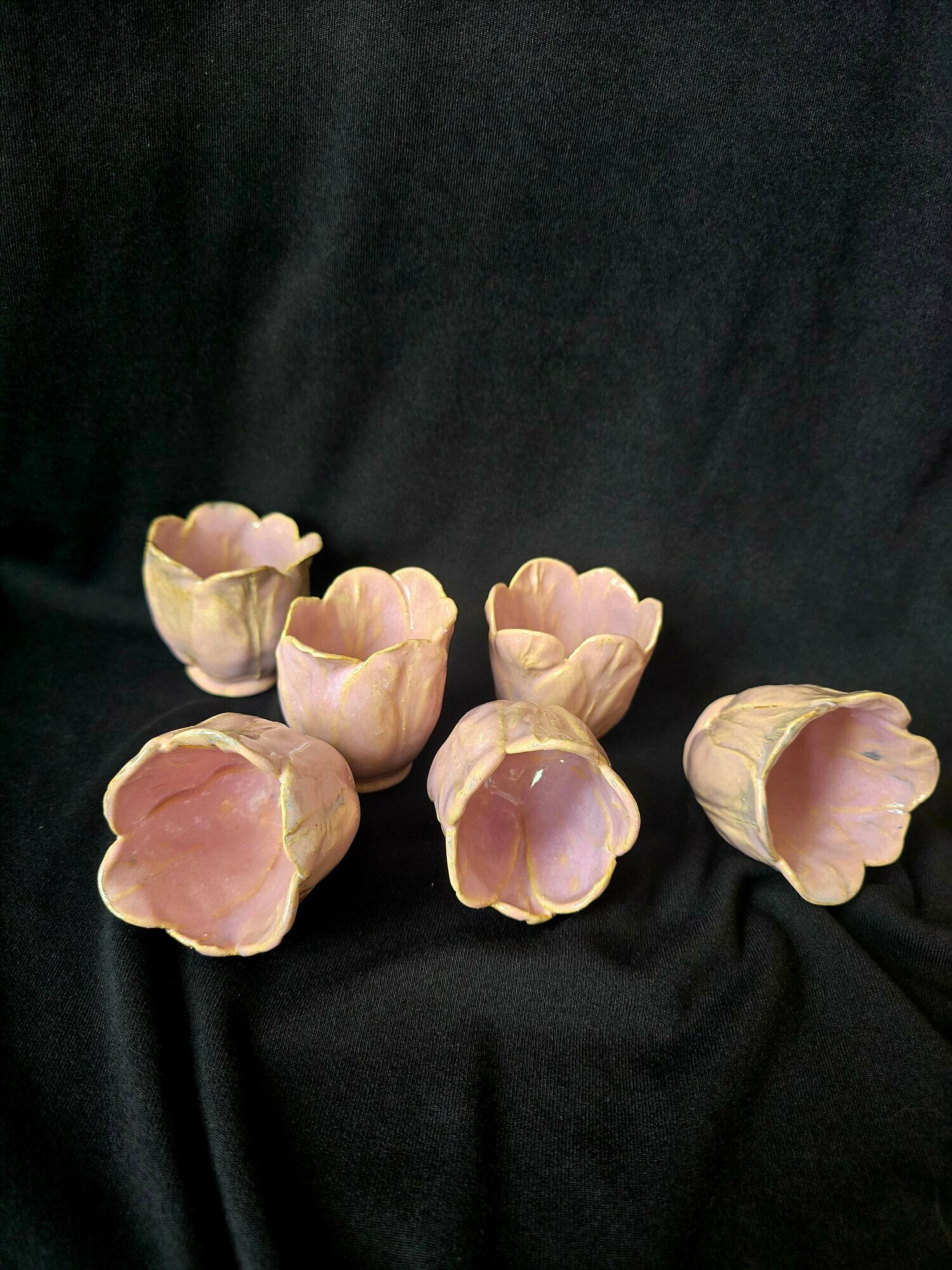 Стопки женские тюльпаны, набор рюмок 6 шт