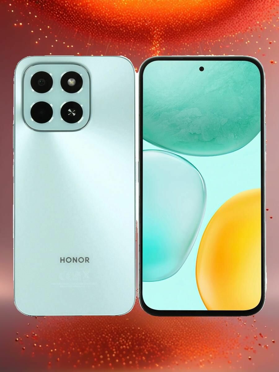6.61" Смартфон HONOR X6c 128 ГБ голубой ядер - 8x(2 ГГц), 6 ГБ, 2 SIM, TFT LCD, камера 50+0.08 Мп, NFC, 4G, 5300 мА*ч